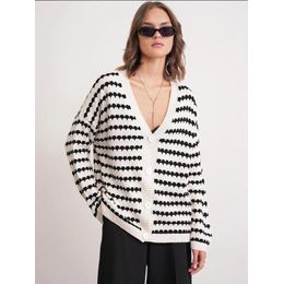 Mixray Knit Cardigan female White size S/L