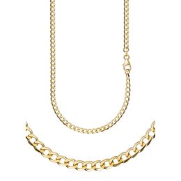 Firetti Damen Collierkettchen "Schmuck Geschenk Gold 333 u. 585 Armband Kette Panzerkette diamantiert", 70, Gelbgold 333, B: 3,2mm, gold, Gelbgold