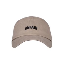 Unfair Athletics Cap 'Unfair' Herren Gr&ouml;&szlig;e 54/64 dunkelbeige / schwarz
