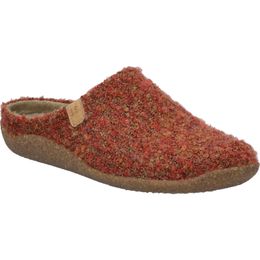 Josef Seibel Damen Hausschuh "Vinny 03, rot-multi", Gr. 36, rot, Obermaterial: 100% Textilmaterial TEXMAT., Schuhe