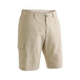 Maier Sports Herren Funktionsshorts "Main", beige, Gr. 50, 100% Polyamid, Hosen, Herren Shorts, kurze Outdoor-Hose, Bermuda mit 4 Taschen, Regular Fit