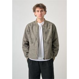 Cleptomanicx Herren Outdoorjacke, gr&uuml;n, Gr. L, unifarben, 100% Polyester, Jacken, im klassischen Design
