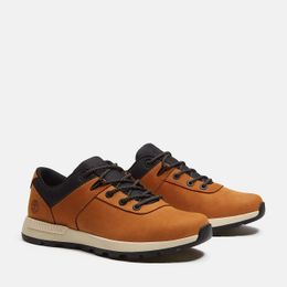 Timberland Herren Schn&uuml;rschuh "SPRINT BASIC - LOW LACE UP SNEAKER", Gr. 43,5, braun, Leder, Schuhe, aus Leder