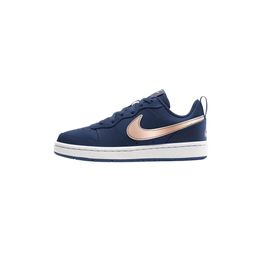 Nike Sportswear Sneaker 'Court Borough Low 2 (GS)' Jungen Gr&ouml;&szlig;e 40.5 navy / bronze