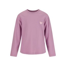 ZIGZAG Jungen Langarmshirt "Blondie"pink, Gr. 140, unifarben, 80% Baumwolle, 20% Polyester, Shirts, Komfort