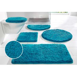 Badematte OTTO HOME, H:30mm, gr&uuml;n, Polyester, Badematten, "Sanremo Standard, Badvorleger, Badezimmer Teppich, sehr weich", Badteppich, unifarben,