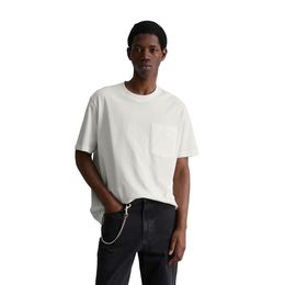 Marc O'Polo T-Shirt MARC O'POLO DENIM "mit Brusttasche", Jungen, Gr. L, silky wei&szlig;, Obermaterial: 100% Baumwolle, unifarben, Basic, relaxed fit, Rundhals, Shirts T-Shirt