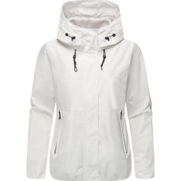 Ragwear Damen Outdoorjacke "Sunniva Light", wei&szlig;, Basic, Gr. L, Obermaterial: 100% Polyester; Innenfutter: 100% Polyester, Jacken, Wasserdichte und