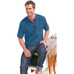 Catamaran Herren Kurzarm-Poloshirt jeansblau Gr&ouml;&szlig;e 56/58