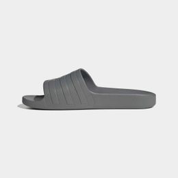 Damen Badesandale "AQUA ADILETTE", adidas Sportswear, Gr. 37, grau, Synthetik, Schuhe, Badelatschen