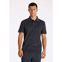 LINDBERGH Herren Poloshirt "Poloshirt Relaxed Fit", blau, Gr. L, unifarben, Obermaterial: 80% Baumwolle, 20% Polyester, Shirts