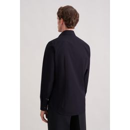 Seidensticker Herren Businesshemd "Schwarze Rose", schwarz, Gr. L, unifarben, 100% Baumwolle, Hemden, Slim 1/1 Kentkragen Uni