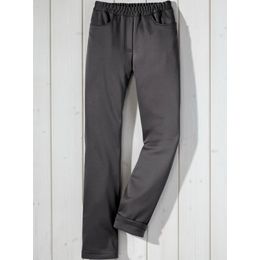 Classic Basics Damen Thermohose, grau, Gr. 19, unifarben, 100% Polyester, Hosen