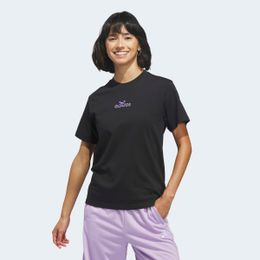 Damen T-Shirt "W SC LIN BOW T"schwarz, Gr. XL, adidas Sportswear, Obermaterial: 100% Baumwolle, Shirts