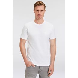 BOSS Orange Herren T-Shirt "Tales Regular Fit", wei&szlig;, Gr. XXXL, unifarben, Web, Obermaterial: 100% Baumwolle, Shirts, 100% Baumwolle BOSS Logo Patch
