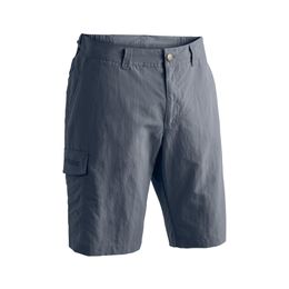 Maier Sports Herren Funktionsshorts "Main", grau, Gr. 50, 100% Polyamid, Hosen, Herren Shorts, kurze Outdoor-Hose, Bermuda mit 4 Taschen, Regular Fit