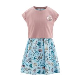 happy girls M&auml;dchen Sommerkleid "M&auml;dchenkleid", rosa, Gr. 104, Stoff, 100% Baumwolle, Kleider