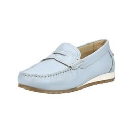 Ara Damen Mokassin "Ara Slipper Leder", Gr. 41,5, blau, Leder, Schuhe