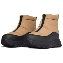 fitflop Damen Winterboots "NEO-D-HYKER", Gr. 41camelfarben, Polyester, Textil, Schuhe, Snowboots, Schlupfboots mit Fleeece-Futter