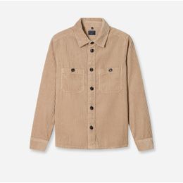 OLYMP Herren Hemdjacke, beige, Gr. XXL, Cord, Obermaterial: 100% Baumwolle, Jacken, Die perfekte Kombination aus Hemd und Jacke f&uuml;r jeden Anlass, aus