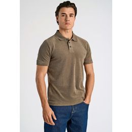 LINDBERGH Herren Poloshirt "Poloshirt Relaxed Fit"stone 125, Gr. L, unifarben, Obermaterial: 80% Baumwolle, 20% Polyester, Shirts