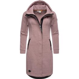 Ragwear Damen Kurzmantel "Letti Long", lila, Gr. M, Fleece, Obermaterial: 54% Polyester, 41% Baumwolle, 5% Viskose, M&auml;ntel, &Uuml;bergangsjacke aus Fleece