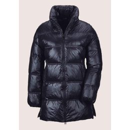 Madeleine Mode MADELEINE Damen Kurzjacke "Steppjacke Steppjacke mit Stehkragen", blau, Modern, Gr. 36, Obermaterial: 100% Polyamid PA., Jacken