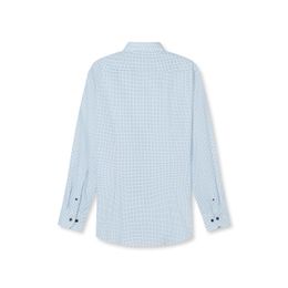 OLYMP Herren Businesshemd "OLYMP Luxor 24/Seven, Modern Fit, New Kent mit extra langem Arm", blau, Gr. 40, 64% Baumwolle, 27% Polyester, 9% Elasthan,