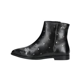 Lazamani Damen Stiefelette "Lazamani Stiefelette Leder", Gr. 38, schwarz, Leder, Schuhe