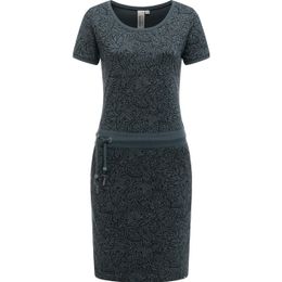 Ragwear Damen Minikleid "Baomi Zoo YOUMODO", grau, Gr. L, Material: 100% Baumwolle, Kleider, Gemustertes Damen Sommerkleid