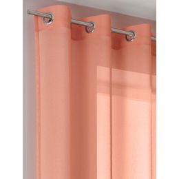 Gardine HEINE HOME, B:140cm H:175cmpapaya, Polyester, Gardinen