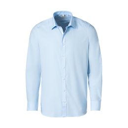 OLYMP Herren Businesshemd "OLYMP Level Five, Body Fit, New York Kent", blau, Gr. 38, 97% Baumwolle, 3% Elastolefin, Hemden