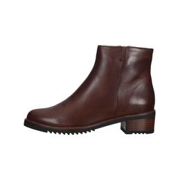 Everybody Damen Stiefelette "Everybody Stiefelette Leder", Gr. 42,5, braun, Leder, Schuhe