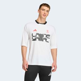 Herren T-Shirt "LAMINE YAMAL TRAINING", wei&szlig;, Gr. L, adidas Performance, Obermaterial: 100% Polyester, Shirts