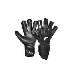 Reusch Damen Torwarthandschuhe "Attrakt Infinity Resistor", schwarz, Gr. 11, 51% Latex, 35% Polyester, 6% Lederimitat, 5% Polyamid, Handschuhe, mit