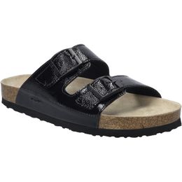 Josef Seibel Damen Sandale "Hermine 06, schwarz", Gr. 45, schwarz, Obermaterial: 100% Rindsleder Leather cow., Schuhe