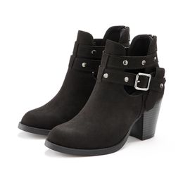 Lascana Damen Cowboy Stiefelette, Gr. 40, schwarz, Obermaterial: 100% Textilmaterial. Decksohle: 100% Lederimitat. Futter: 100% Lederimitat.