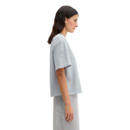 Marc O'Polo MARC O'POLO Damen T-Shirt "aus recycelter und Bio-Baumwolle"grau horizon, Basic, Gr. XL, unifarben, Obermaterial: 100% Baumwolle, Shirts