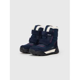 Geox Snowboots 'Trekkyup' M&auml;dchen Gr&ouml;&szlig;e 25 marine / lila / wei&szlig;