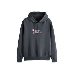 next Sweatshirt Herren Gr&ouml;&szlig;e S dunkelgrau / hellgr&uuml;n / rosa