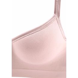 H.I.S. H.I.S Damen Sport-BH, Gr. 85, rosa, Microtouch, Obermaterial: 85% Polyamid, 15% Elasthan, BHs, mit Push-up-Kissen