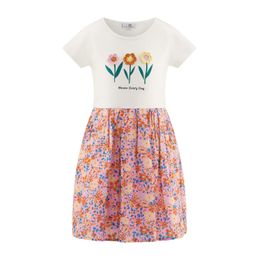 happy girls M&auml;dchen Sommerkleid "M&auml;dchenkleid", bunt, Gr. 122, Stoff, 100% Baumwolle, Kleider