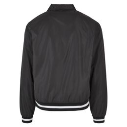 Urban Classics Herren Collegejacke "Urban Classics Herren Sports College Jacket", schwarz, Gr. L, unifarben, 100% Polyester, Jacken