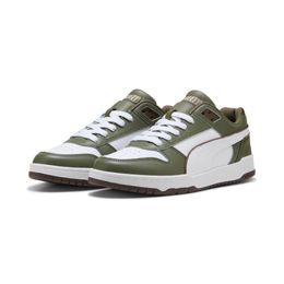 Puma Damen Sneaker "RBD GAME LOW", Gr. 44, wei&szlig;, Leder, mehrfarbig, Schuhe