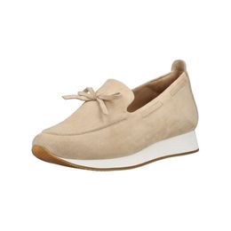 Slipper Peter Kaiser "Peter Kaiser Slipper Veloursleder", Herren, Gr. 37,5, sand, Veloursleder, Schuhe Slipper