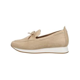 Peter Kaiser Damen Slipper "Peter Kaiser Slipper Veloursleder", Gr. 38,5sand, Veloursleder, Schuhe