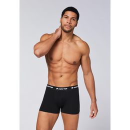 Lotto Herren Boxershorts, Gr. XL, schwarz, 95% Baumwolle, 5% Elasthan, unifarben, Unterhosen, - in vorteilhaftem Sparpack