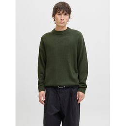 Jack & Jones JACK & JONES Herren Strickpullover "JJEURBAN JACK KNIT CREW NECK SN", bunt, Gr. L, unifarben, Strick, Obermaterial: 70% Polyacryl, 30% Baumwolle,