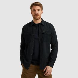 PME-Legend PME LEGEND Herren Langarmhemdsalute, Gr. XXXL, unifarben, Web, Obermaterial: 100% Baumwolle, Hemden, mit Logo Stickerei