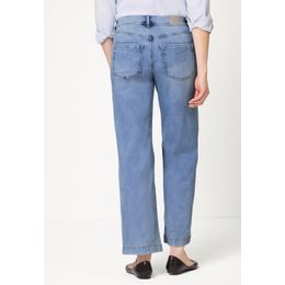 Street One Damen Loose-fit-Jeans, blau, Gr. 28, unifarben, Jeans, 63% Baumwolle, 25% Polyester, 10% Viskose, 2% Elasthan, Jeans, im Loose Fit